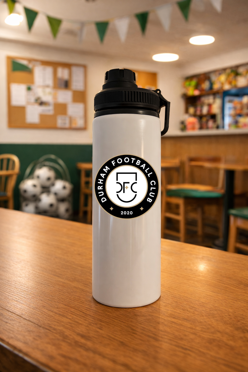 Durham FC - Water Bottle - Black – The Clubhouse Collection